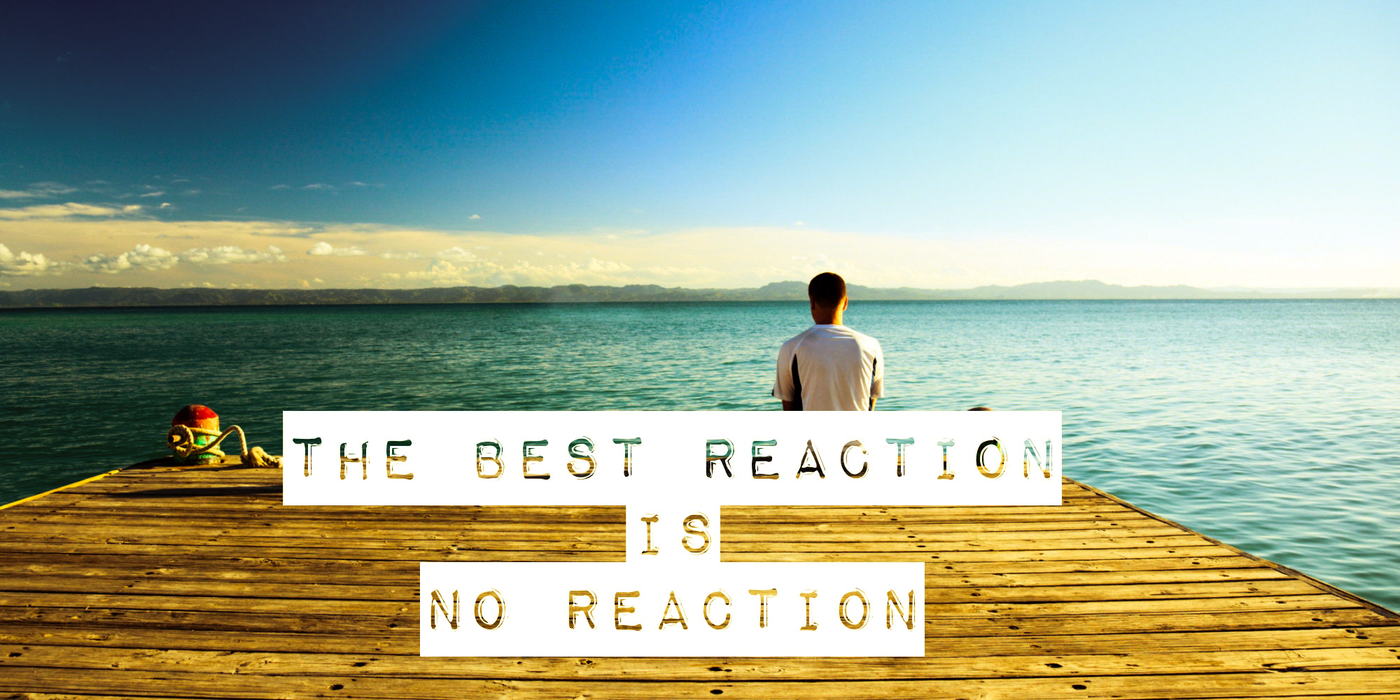 The Best Reaction is No Reaction – Seeking My Utopia